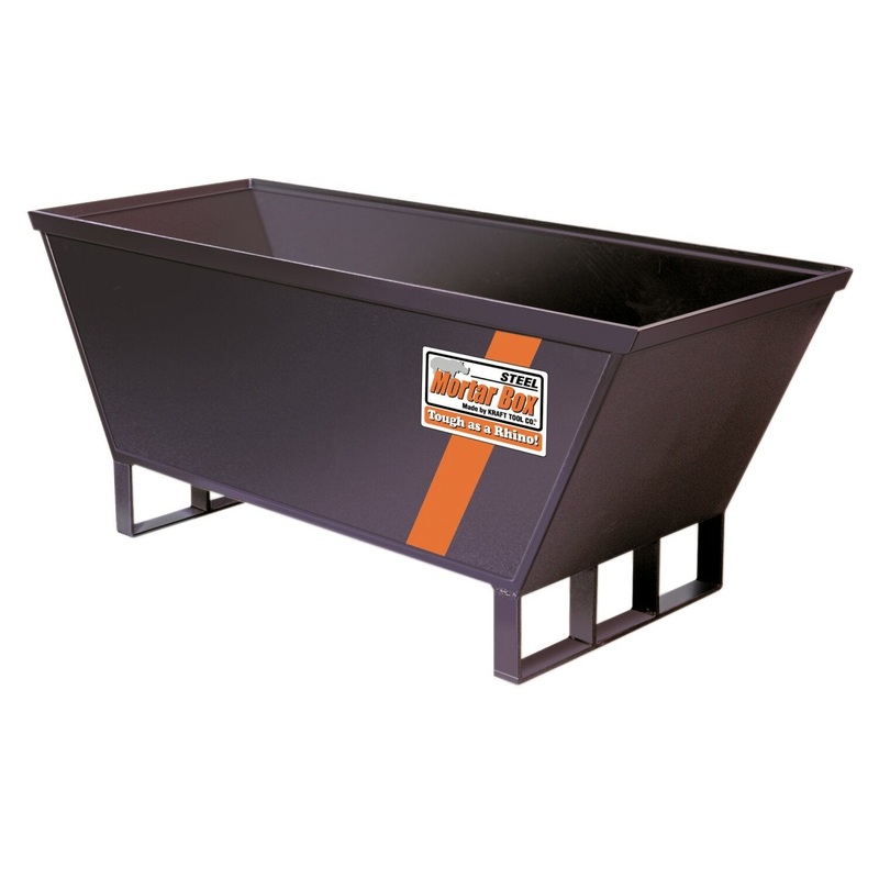 Kraft Tool BC210 10 Cubic Feet Heavy-Duty Steel Mortar Box - Industrial ...