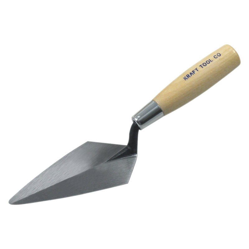 Kraft Tools AR424 5" Archaeology Pointing Trowel with Wood Handle ...