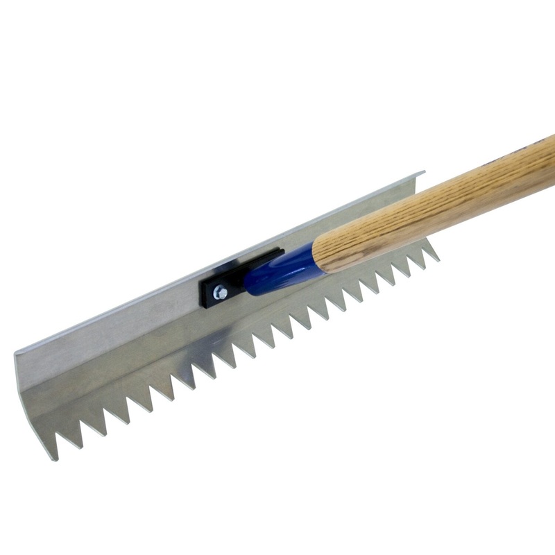 Kraft Tool CC977 20" Aluminum Mega Mover Concrete Placer with Teeth ...