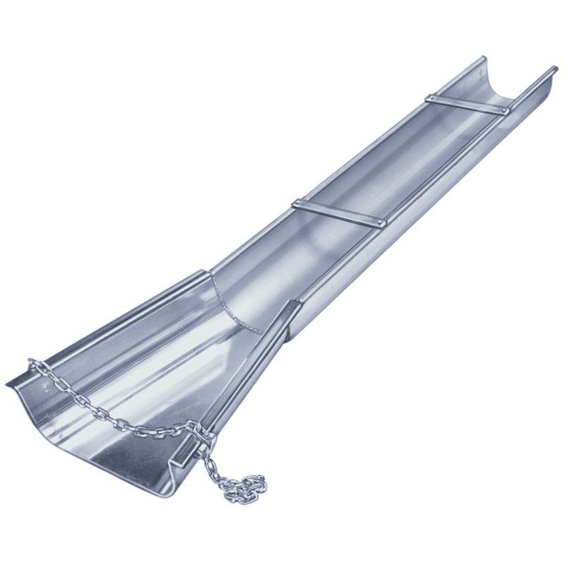 Kraft Tool CC992F 12' Aluminum Concrete Chute with Flare - Industrial ...