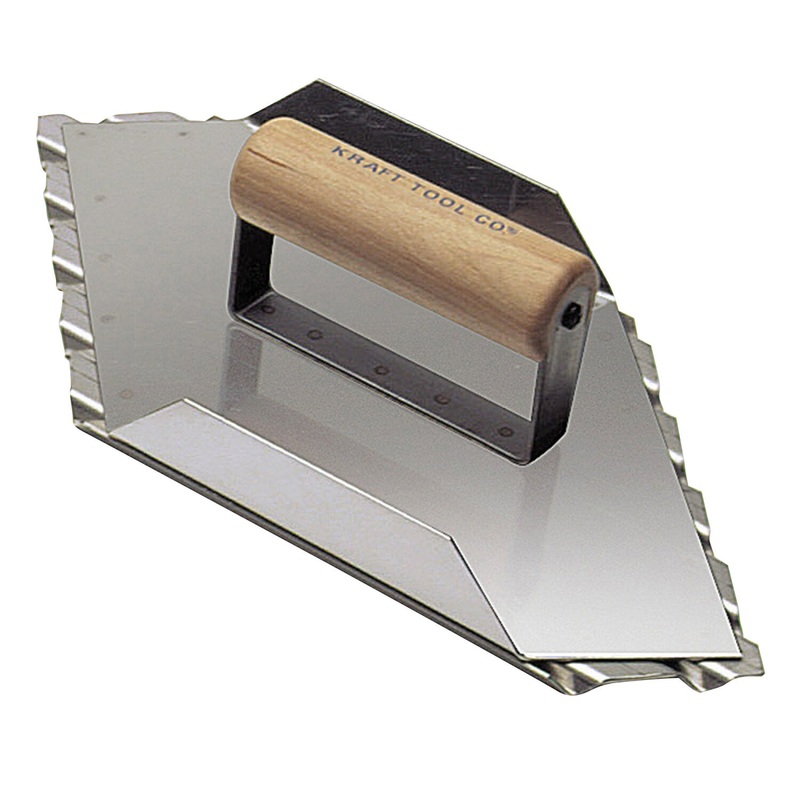 Kraft Tool CF082 13" x 6" Safety Ramp Hand Right Groover 1-1/2" Spacing ...