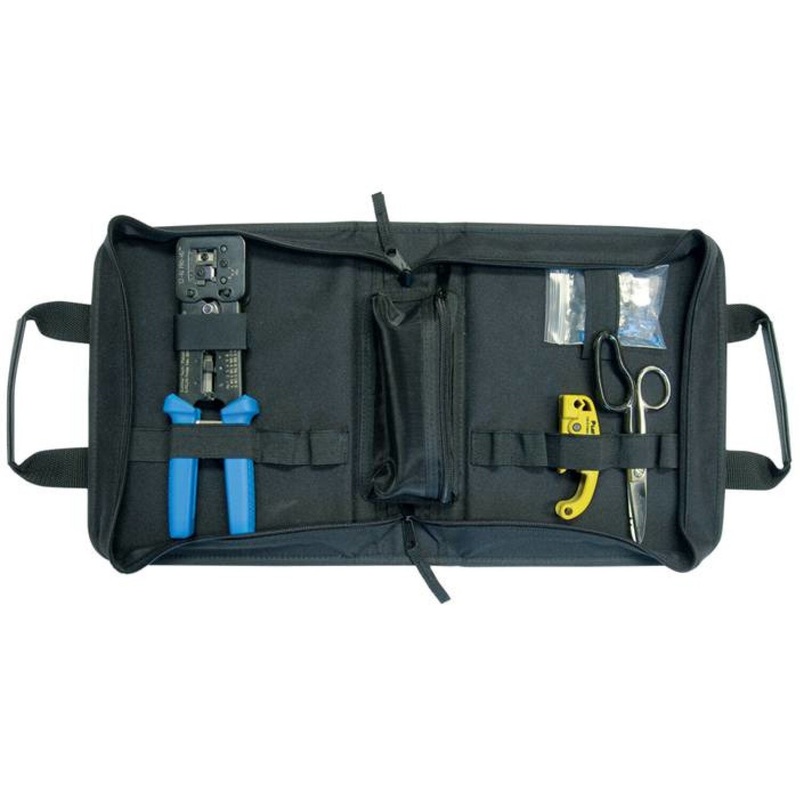 Platinum Tools 90151 EZ-RJ45 HD Termination Kit Pass-Through RJ45s ...