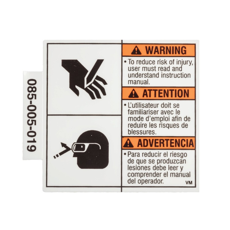Ridgid 21133 Warning Label - Industrial-Grade Hand Tools, Precision ...
