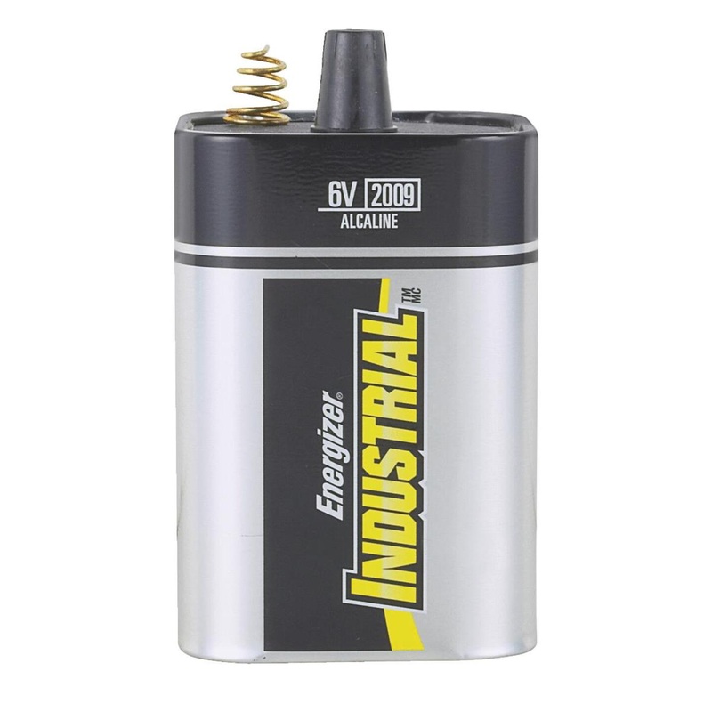 Energizer Industrial 6V Spring Terminal Alkaline Lantern Battery ...