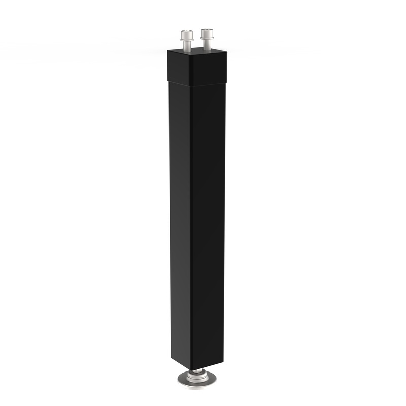 Standard Leg, 750 H w/50 mm Adjustable Leveling Pad, 28 mm - Industrial ...