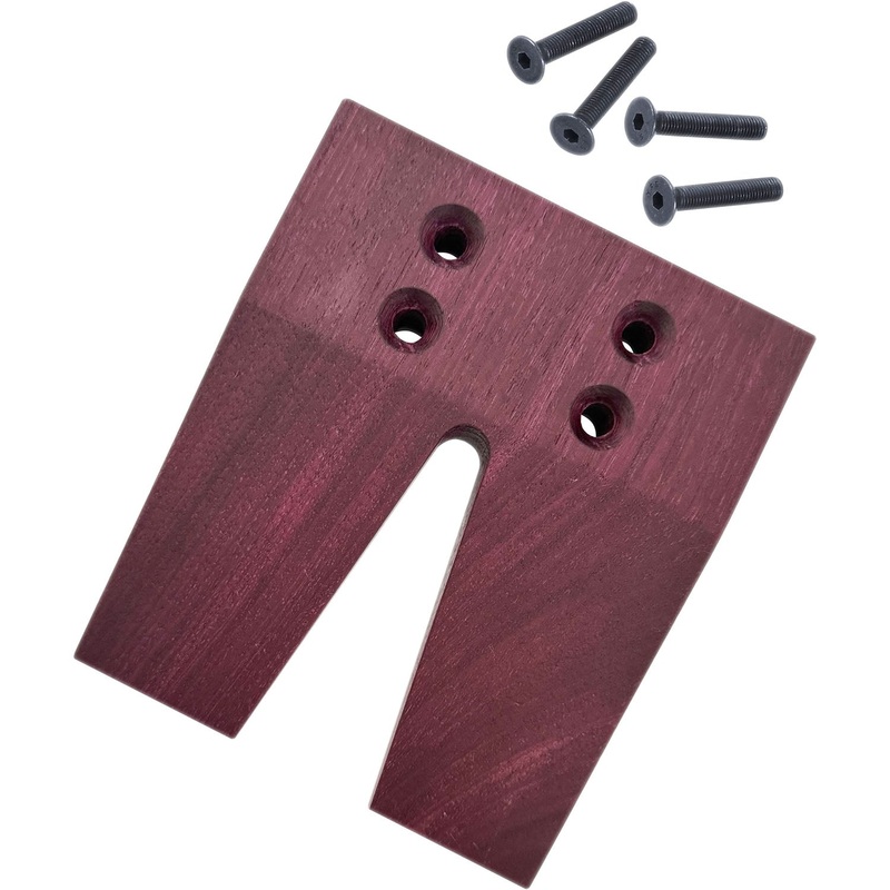 Jayne Redman - Purple Heart Wood Bench Pin - Industrial-Grade Hand ...