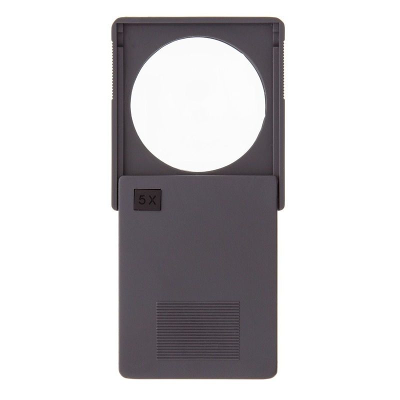 Slide Out Pocket Magnifier - 5x - Industrial-Grade Hand Tools ...